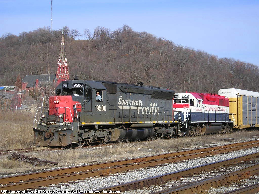 IORY 9500 At Riverside Westbound